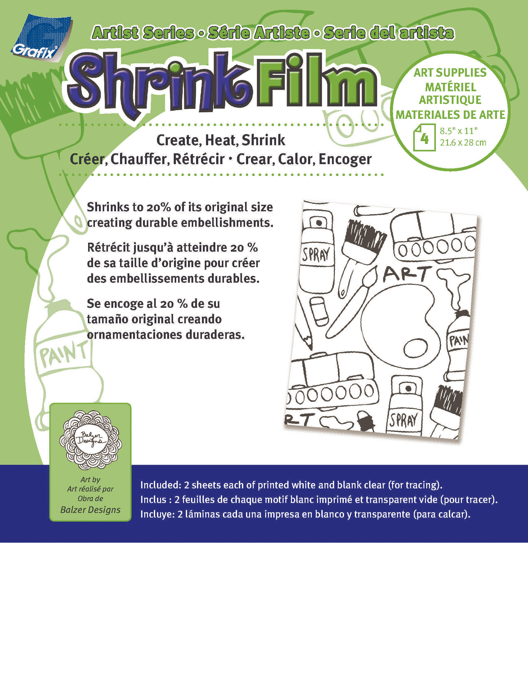 Plastic Film Art & Craft Supplies